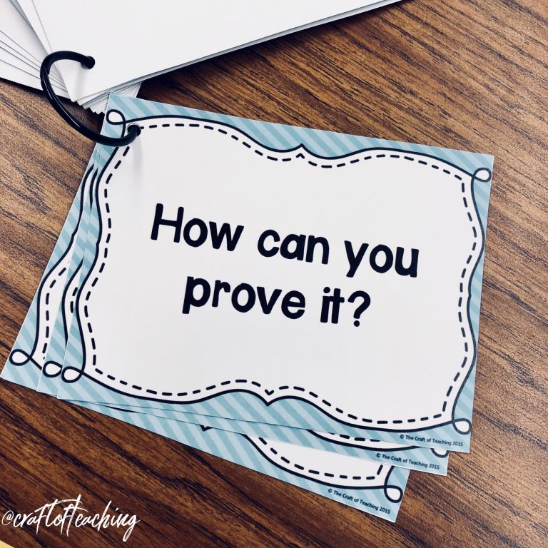 Asking Questions for Mathematical Thinking - The Craft Of Teaching