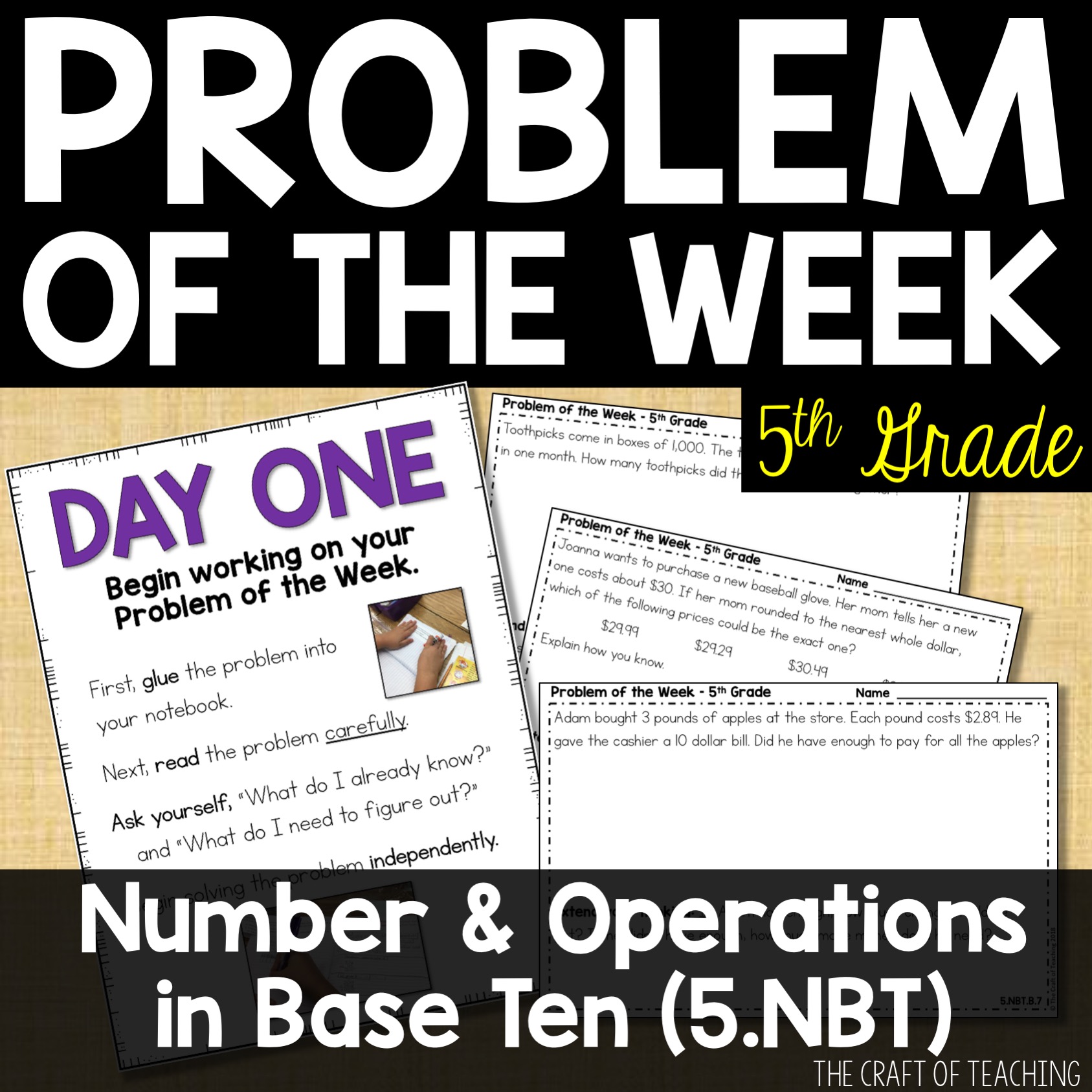 How Problem of the Week Saved My Sanity - The Craft Of Teaching