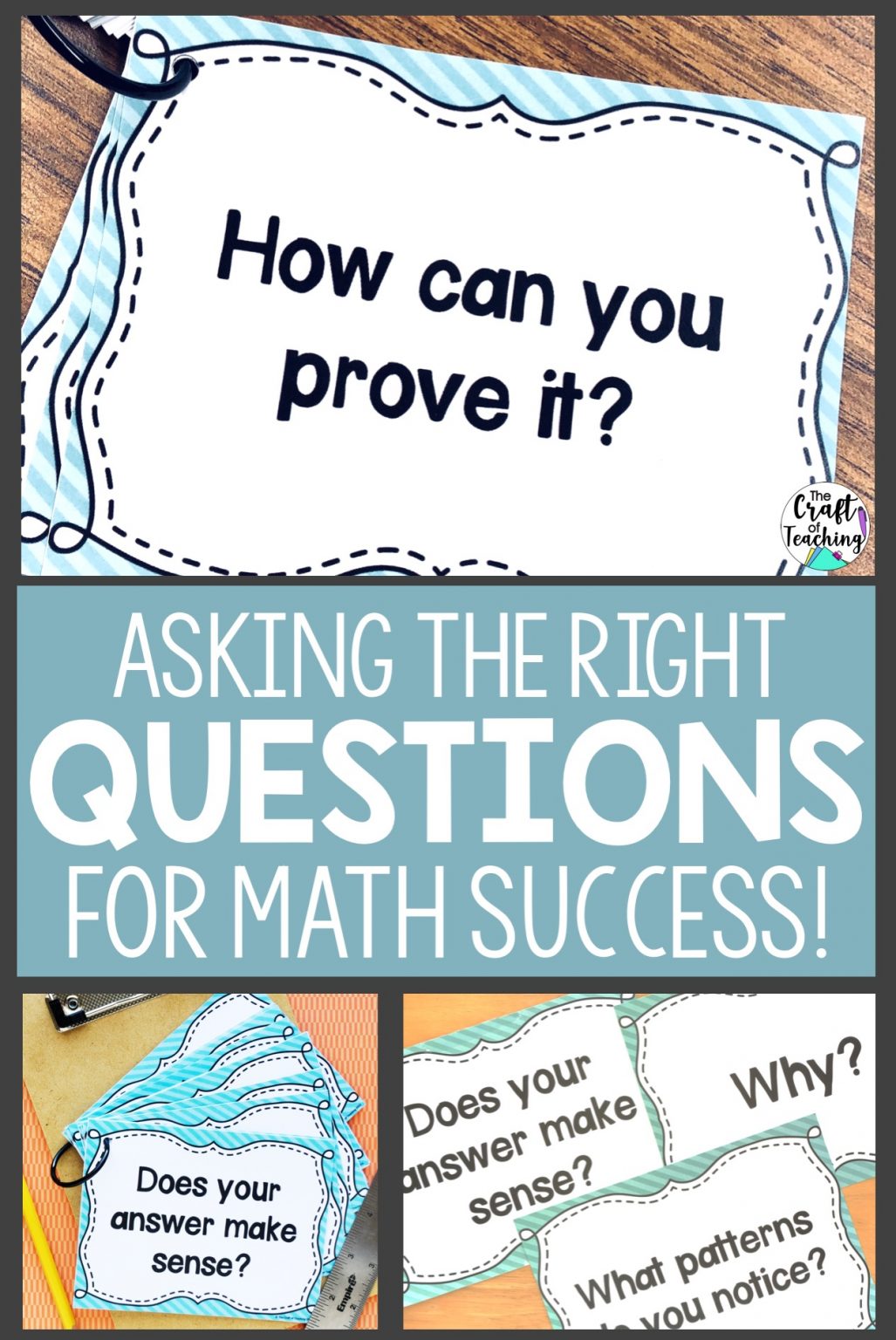 Asking Questions for Mathematical Thinking - The Craft Of Teaching