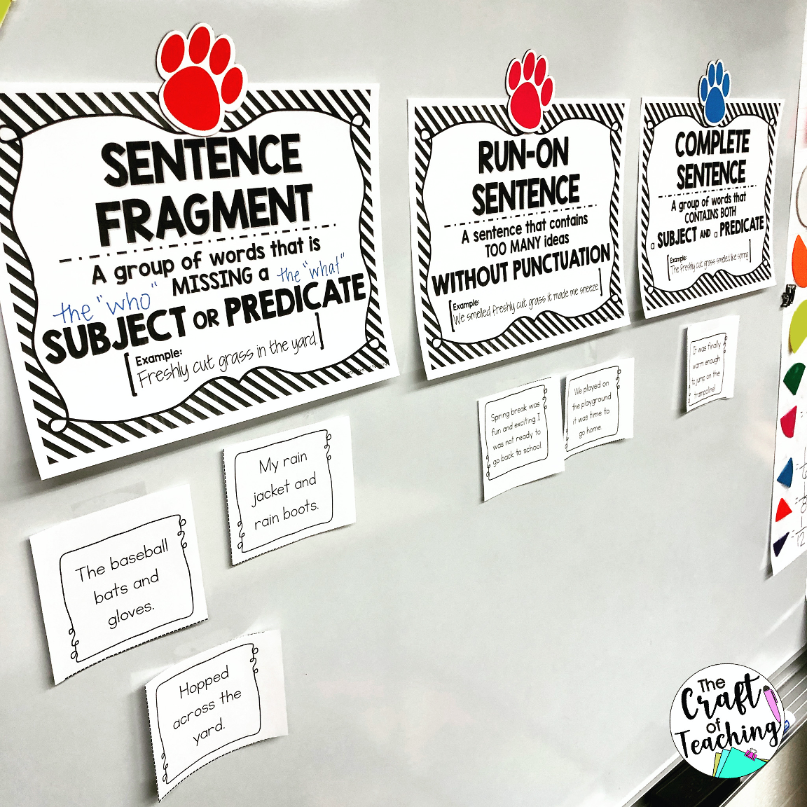 Using Sorts to Improve Sentence Writing - The Craft Of Teaching