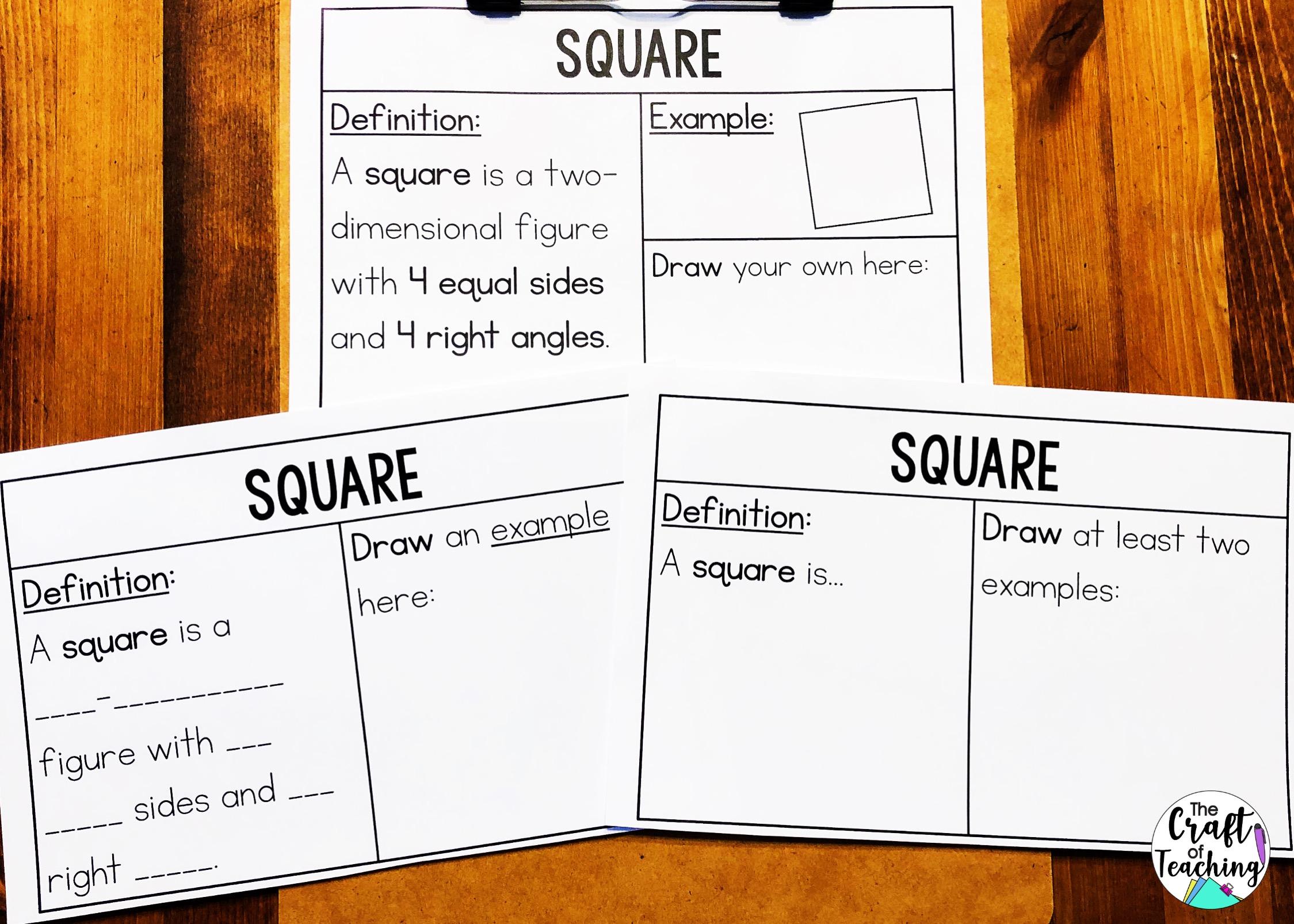 Identifying Attributes of Quadrilaterals in Upper Elementary - The ...