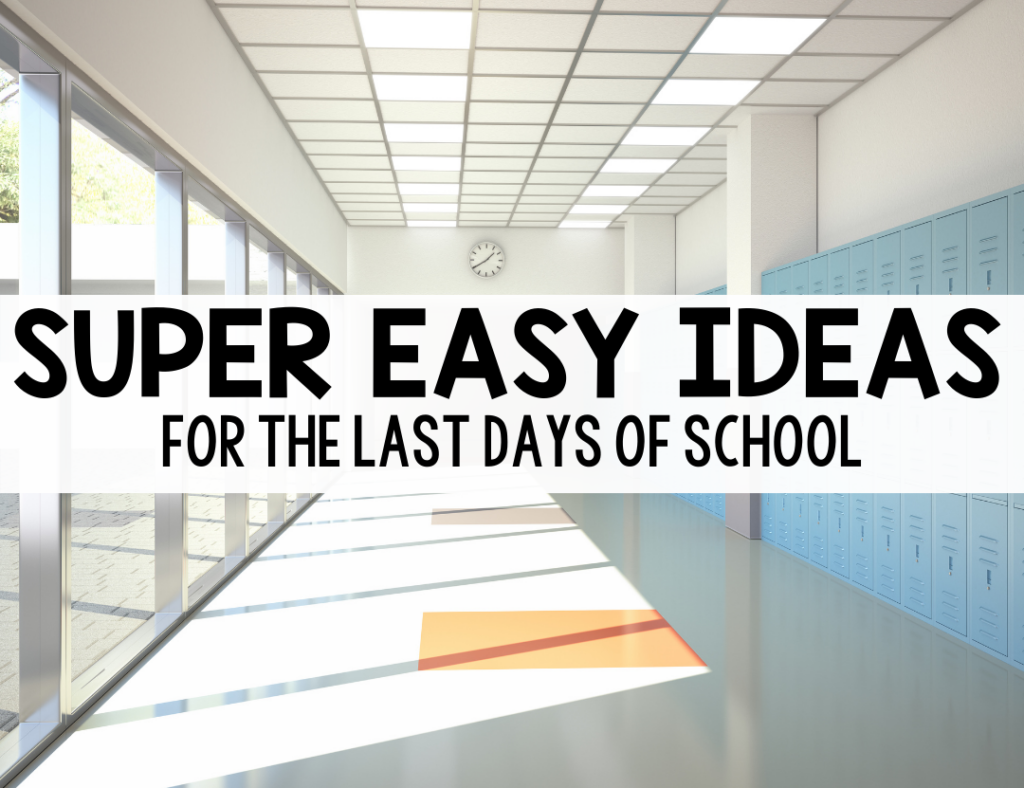 Easy Activities for the End of the Year in 5th Grade - The Craft Of ...