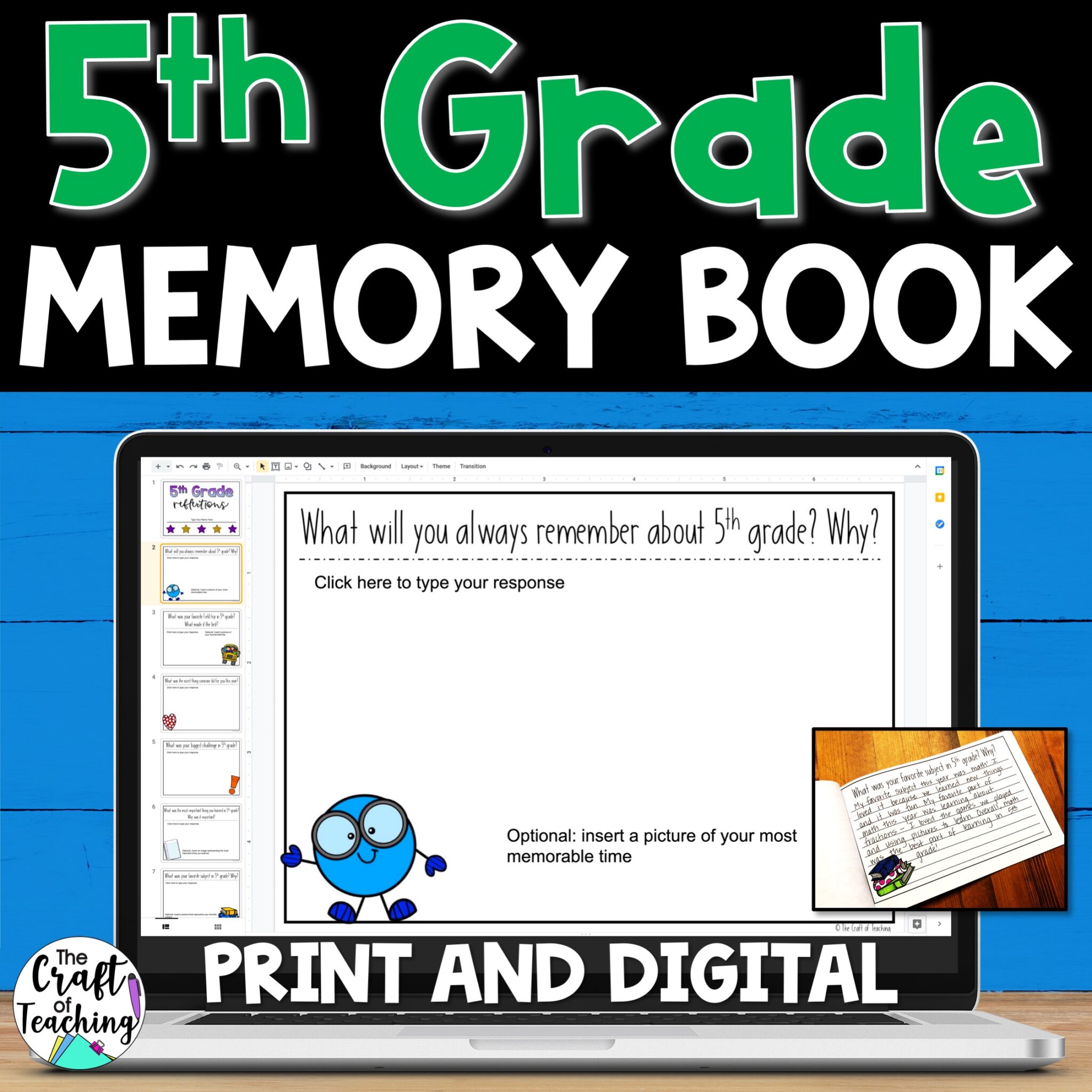 Easy Activities for the End of the Year in 5th Grade - The Craft Of ...