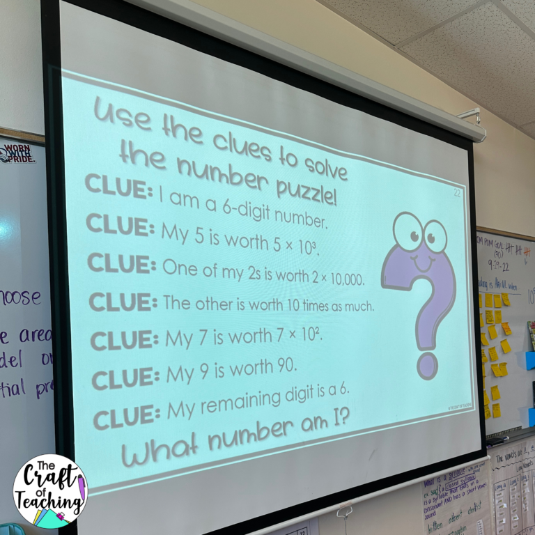 4 Easy and Fun Math Warm-Ups to Improve Number Sense - The Craft Of ...