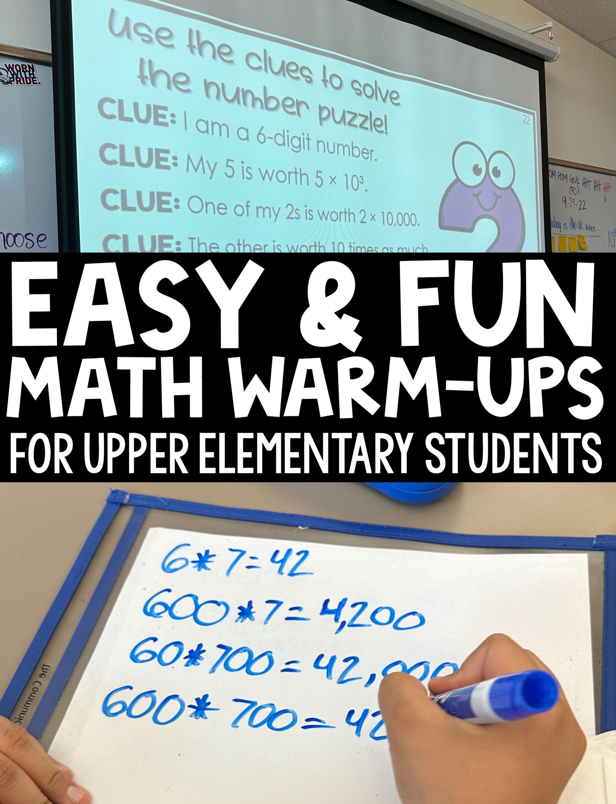 4 Easy and Fun Math Warm-Ups to Improve Number Sense - The Craft Of ...