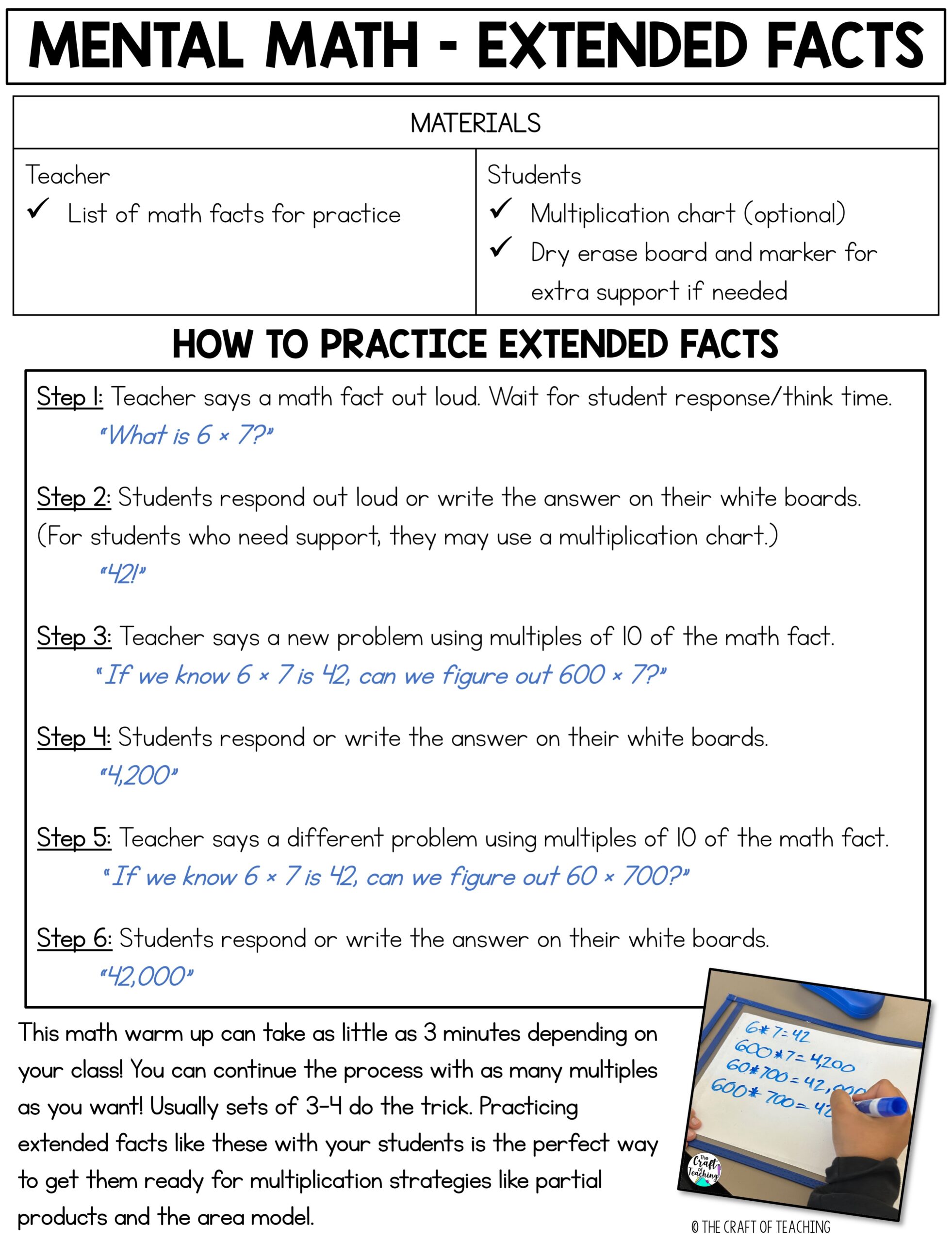 4 Easy and Fun Math Warm-Ups to Improve Number Sense - The Craft Of ...