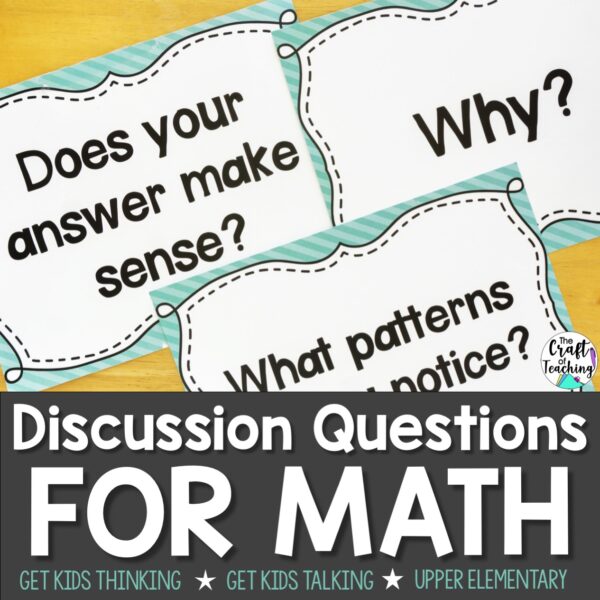 Asking Questions for Mathematical Thinking - The Craft Of Teaching