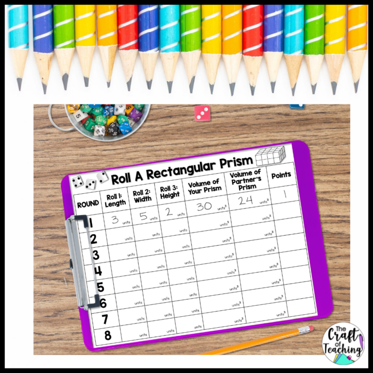 Fun and Easy Activities for Practicing Volume - The Craft Of Teaching