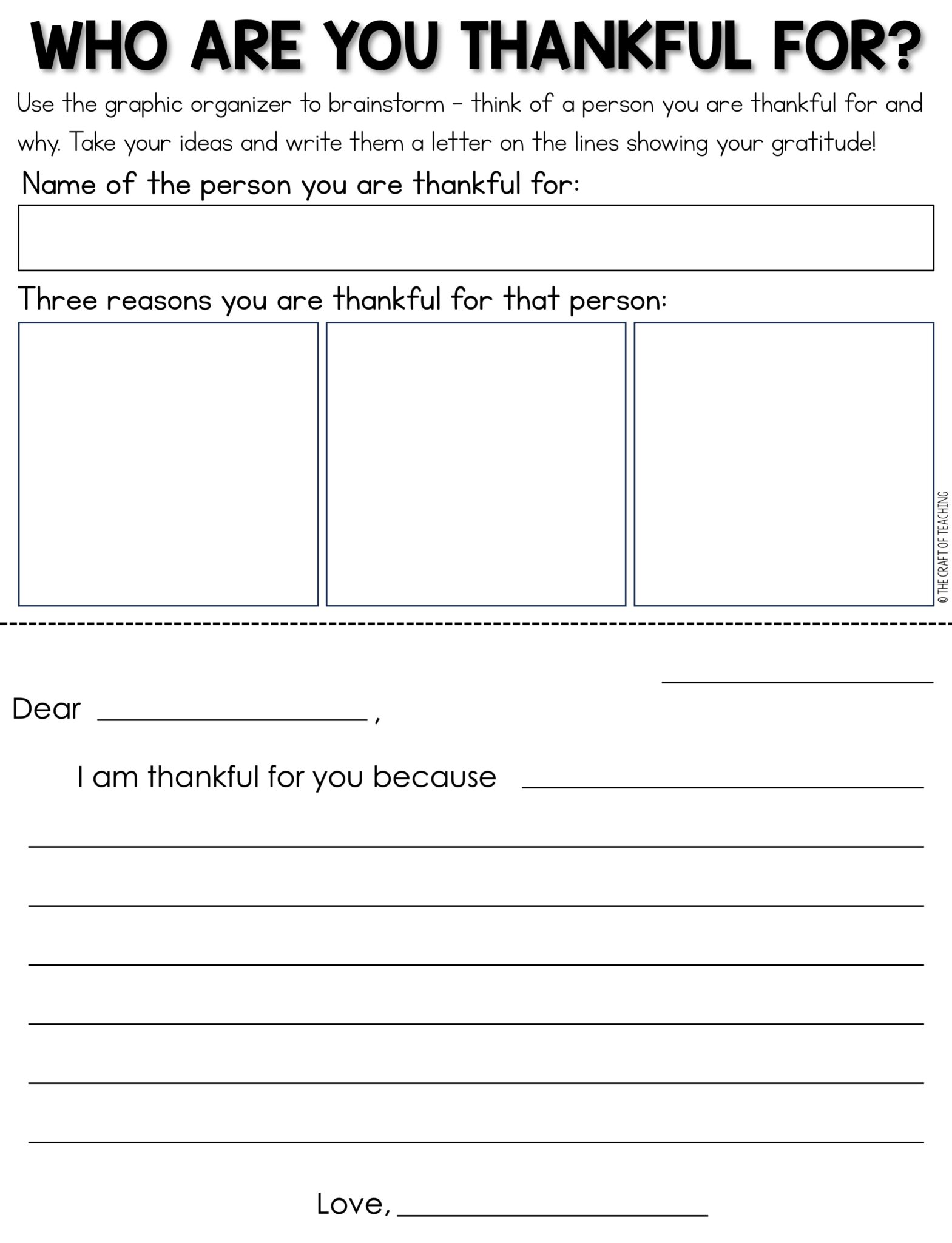 Thanksgiving Activities for Upper Elementary - The Craft Of Teaching